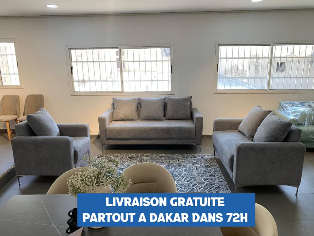 SALON CANAPE 6PLACES COULEUR AU CHOIX CONFORT – Katyshop